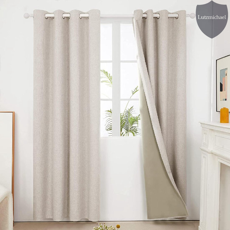 Eider And Ivory™ Kirwin Polyester Blackout Curtain Pair Wayfair